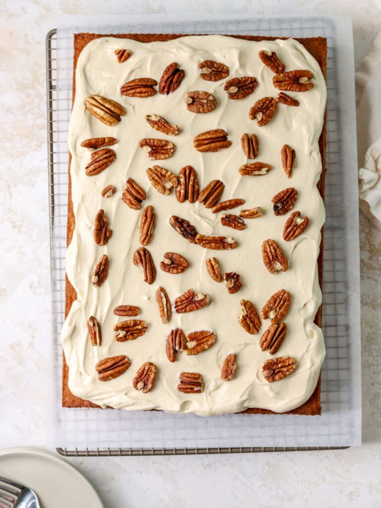 Maple Cake with Maple Cream Cheese Frosting
