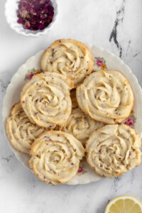 Lemon Rose Water Cookies - Parsley and Icing