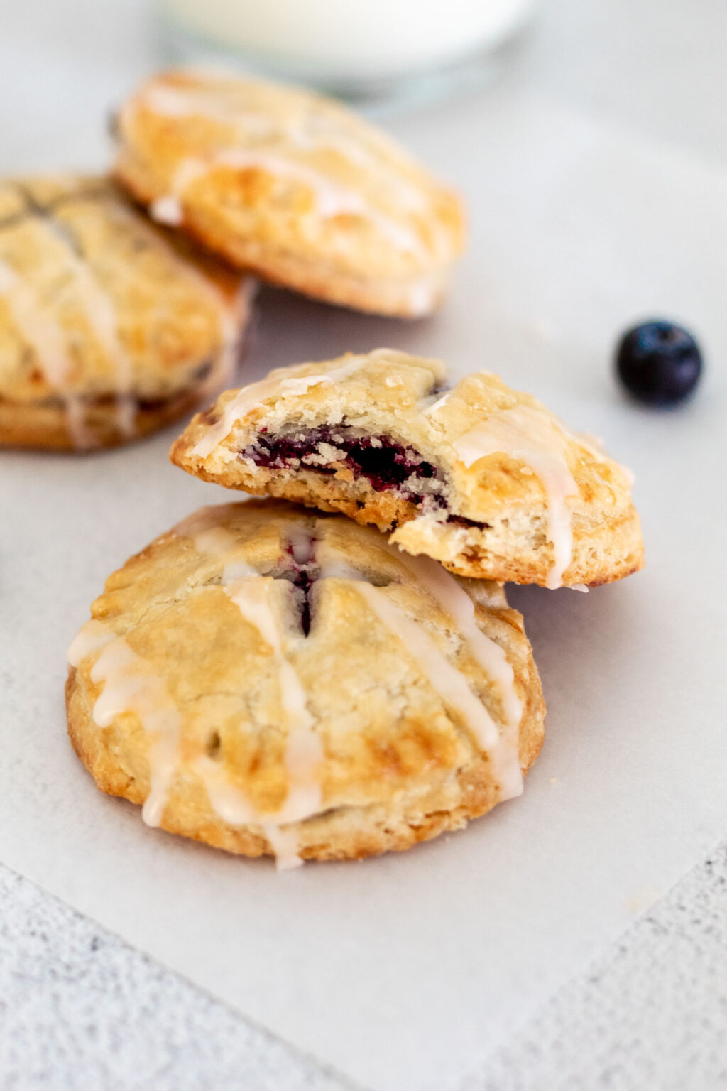 Blueberry Pie Cookies - Parsley and Icing