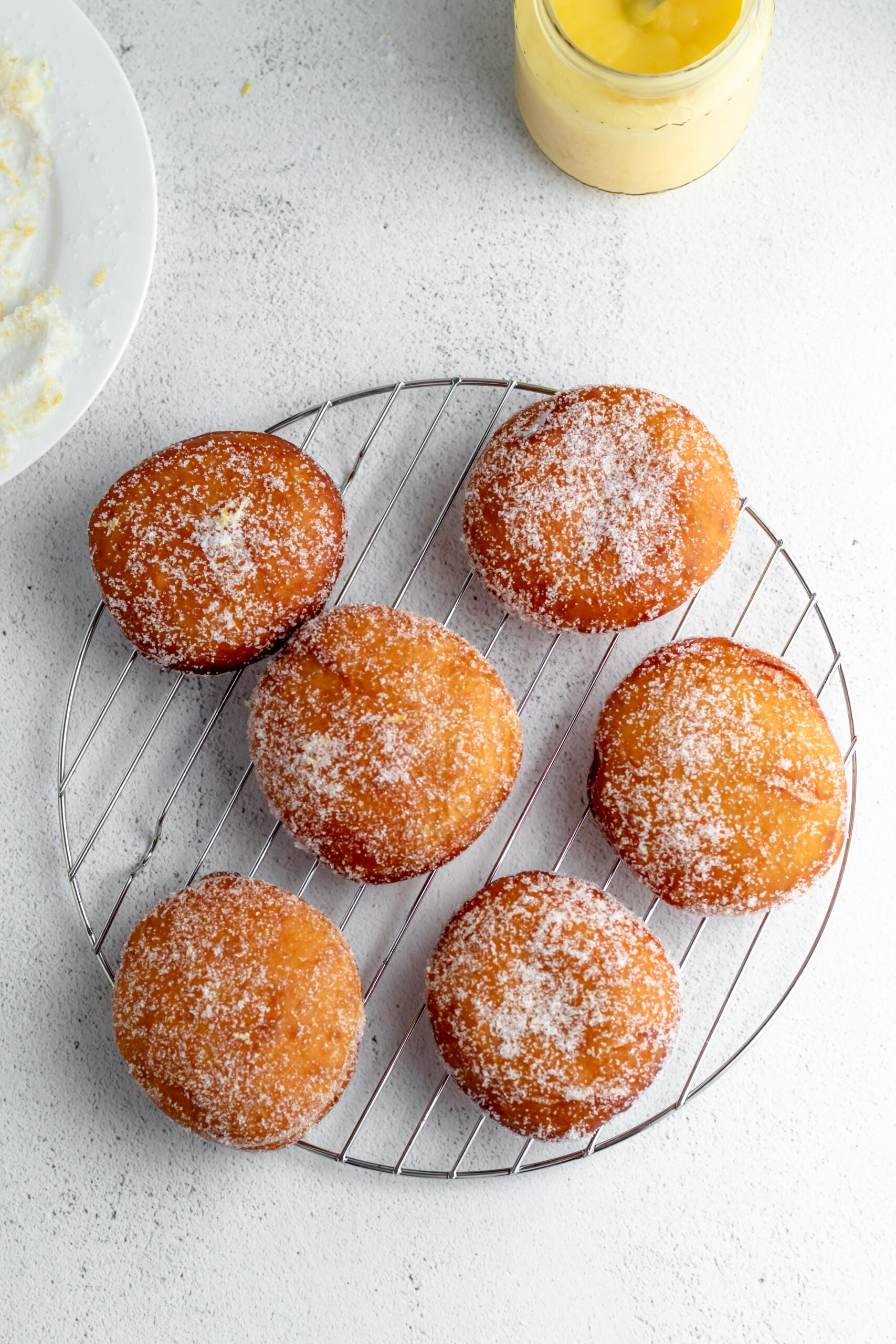 Lemon Filled Donuts - Parsley and Icing