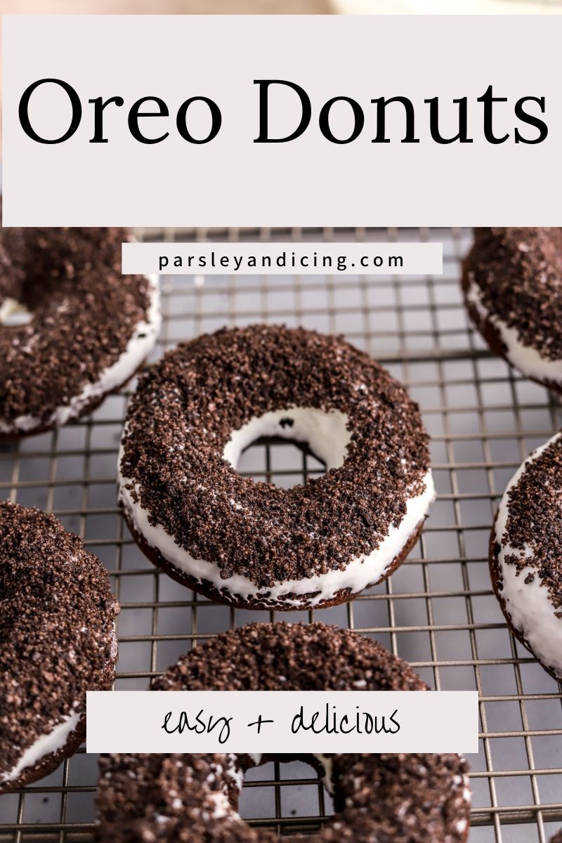 Oreo Donuts - Parsley and Icing
