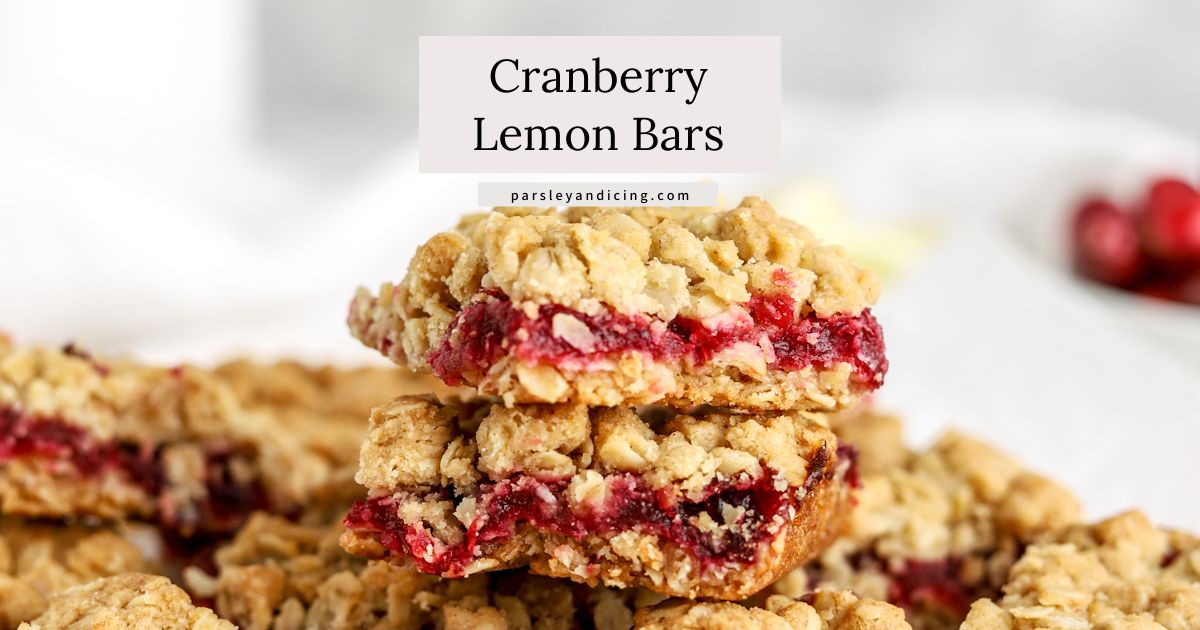Cranberry Lemon Bars