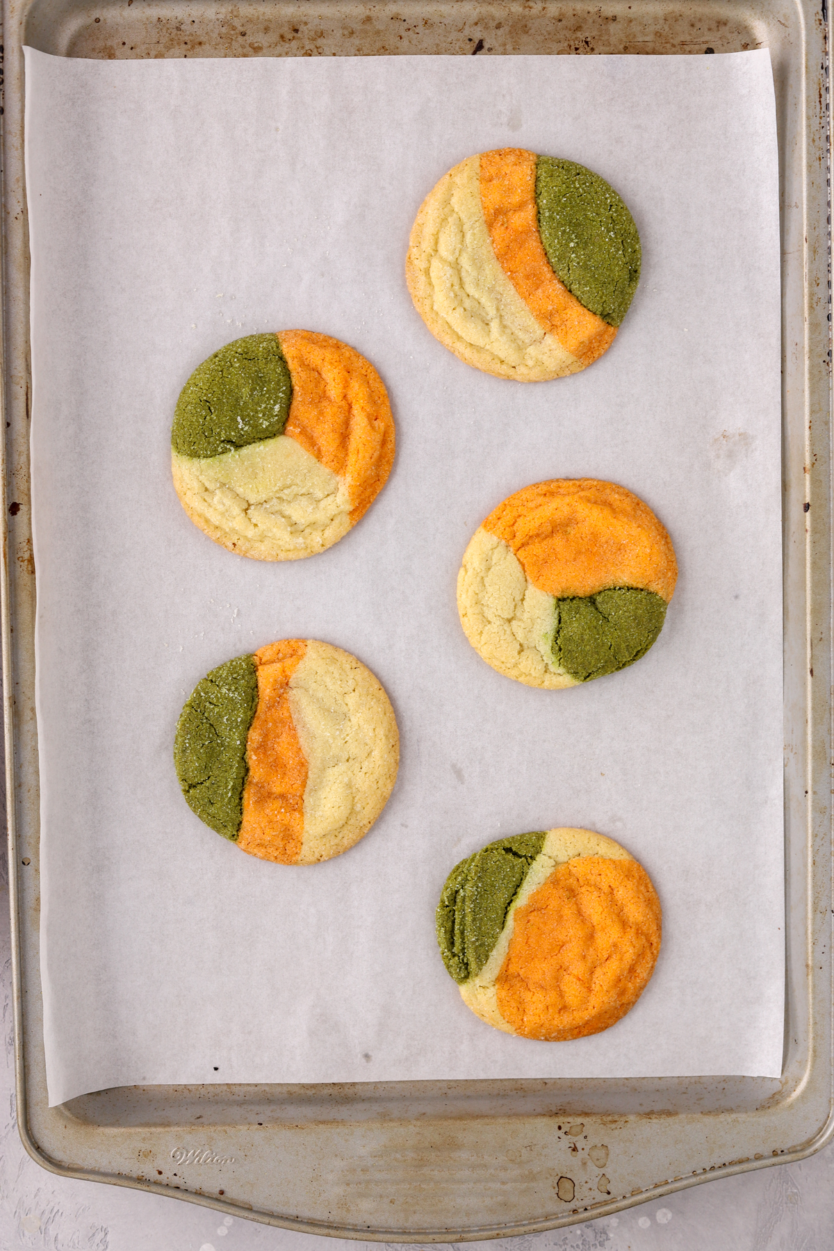 Matcha Cookies - Parsley and Icing