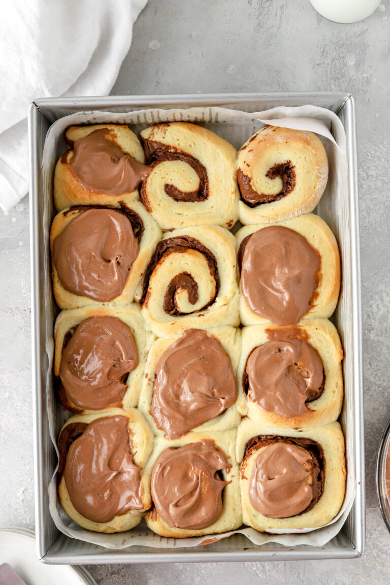 Nutella Rolls - Parsley and Icing