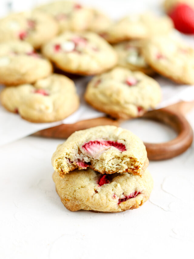 Strawberry Cookies - Parsley and Icing