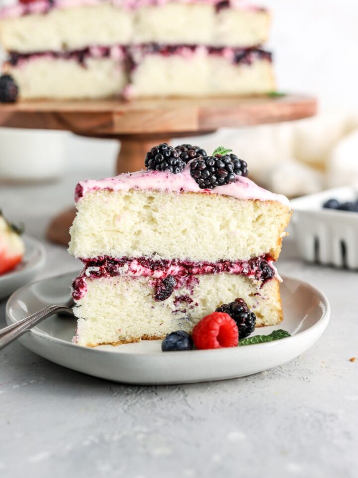Mixed Berry Cake - Parsley and Icing