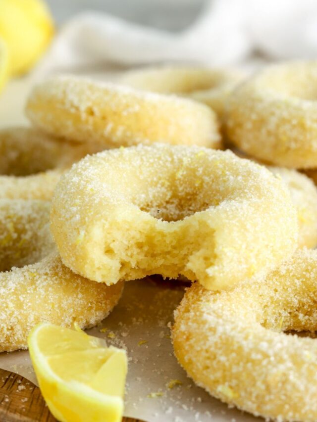 Lemon Filled Donuts - Parsley and Icing