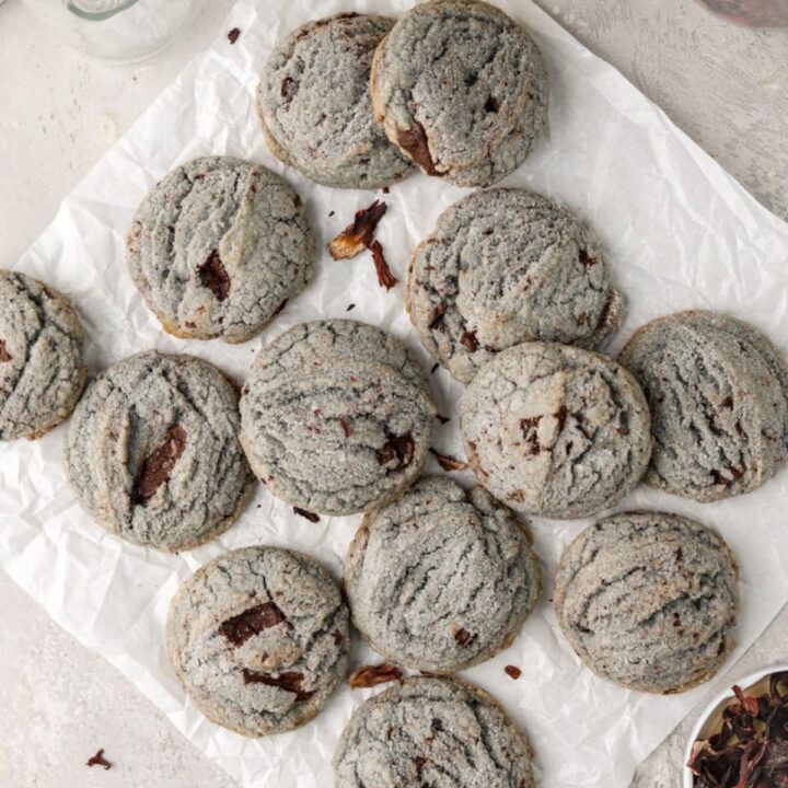 Hibiscus Sugar Cookies - Parsley and Icing