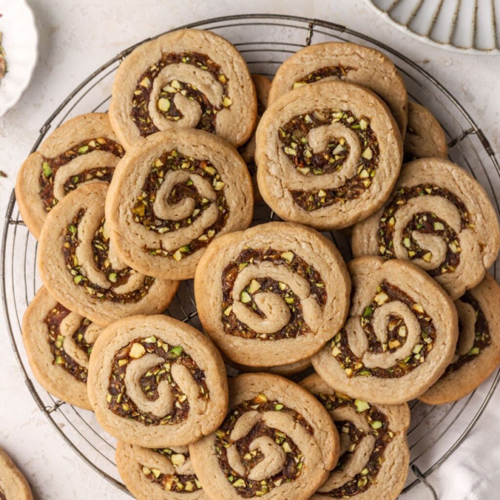 Date Pinwheel Cookies - Parsley and Icing