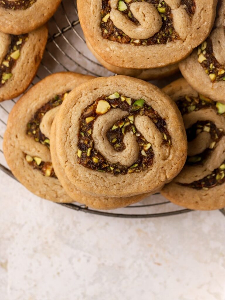 Date Pinwheel Cookies - Parsley and Icing
