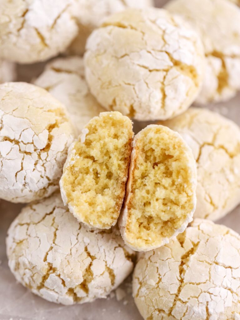 Moroccan Cookies (Ghriba) - Parsley and Icing